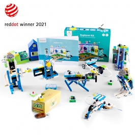 Crowbits Explorer Kit is a compact and beginner-friendly STEM learning kit (for kids 10+). It ...
