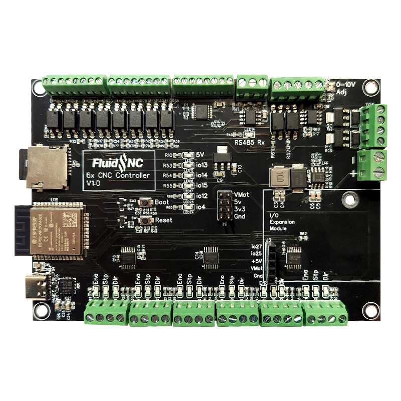 6 Axis CNC Controller for FluidNC