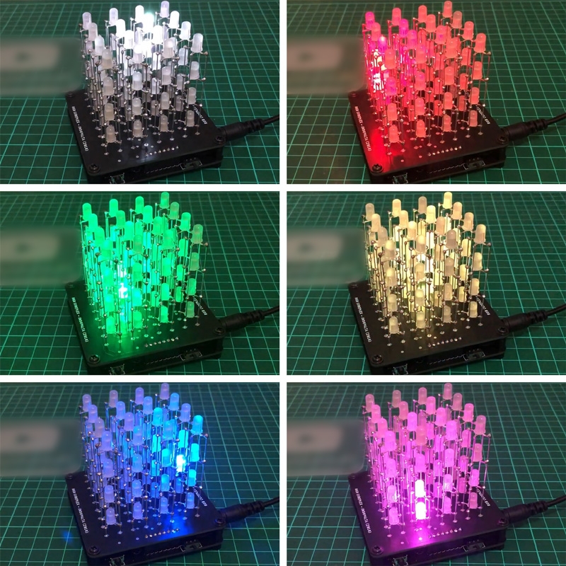 LED Cube RGB 4x4x4