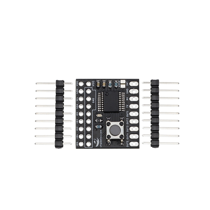 Button Gesture Processor With GPIO/I2C/UART.