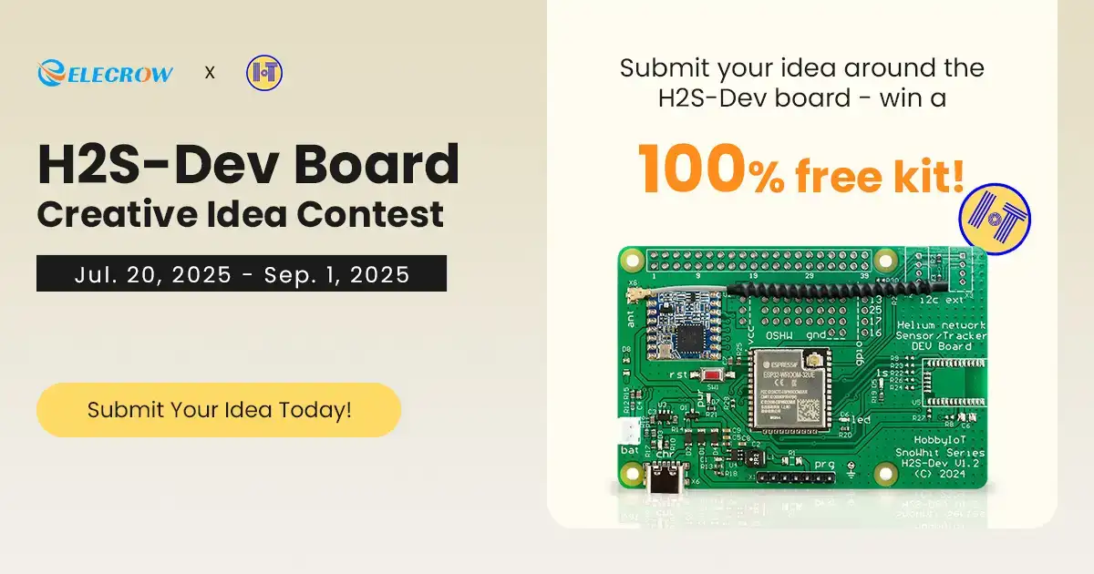 H2S-Dev Board Creative Idea Contest - win a 100% free kit!