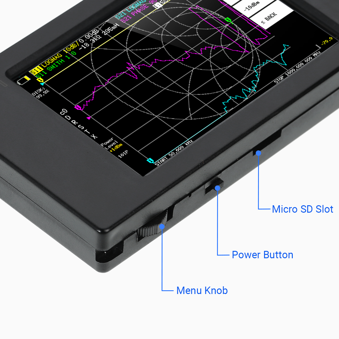 NanoVNA 6G vector network analyzer 50k-6.3GHz handheld portable network ...