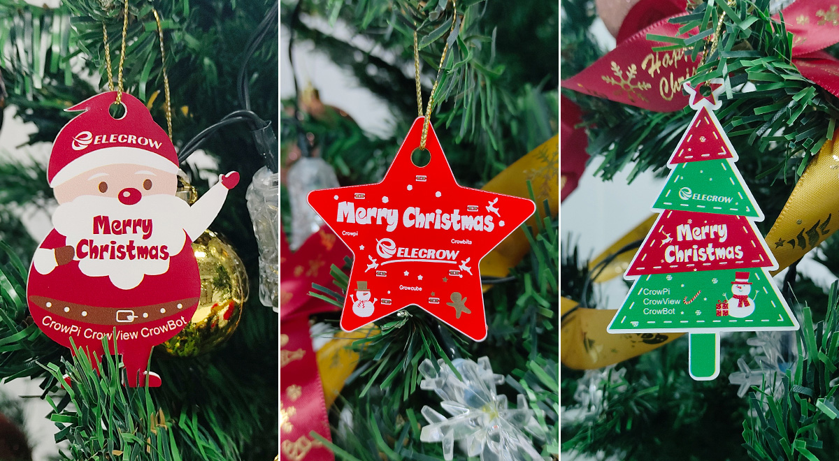 Elecrow Christmas Star PCB/Santa Acrylic/Xmas Tree