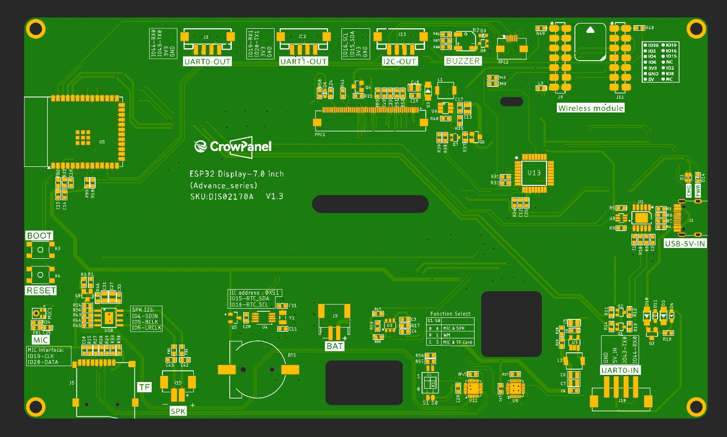 CrowPanel Advance 7.0-HMI ESP32 AI Display - Elecrow Wiki